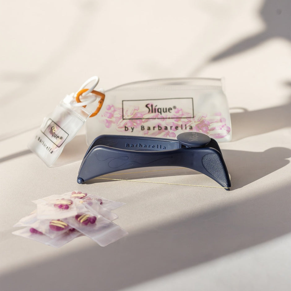 מכשיר להסרת שיער בפנים עם חוט לשימוש ביתי - Slique® סליק המקורי ...